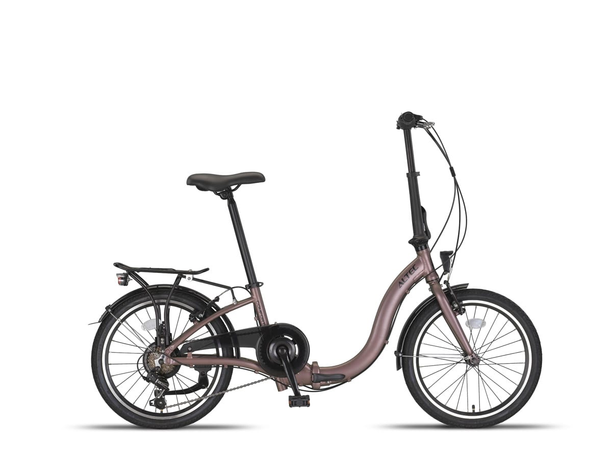 Buy Altec Comfort 20 inch Folding Bike 6S Terra Brown on Wheelerworks ...